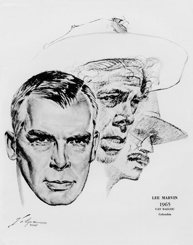 Lee Marvin Drawings 333 Actor Lee Marvin Stock Photos, High Res